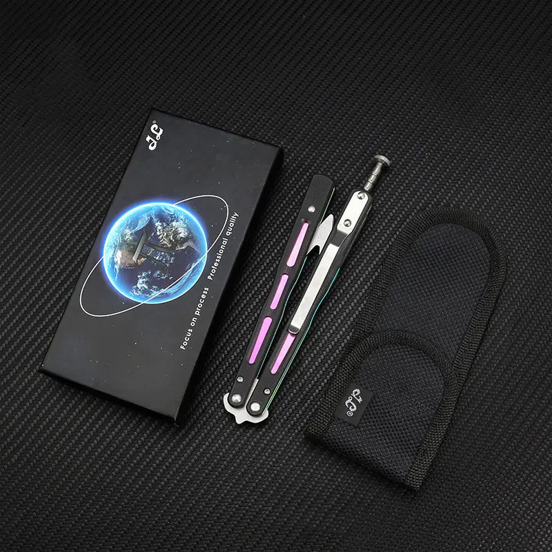 Summit Steel - Bearing Version Butterfly Knife with G10 Handle